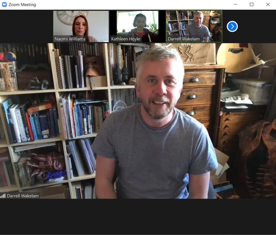 What a creative start to the week! - Art Workshop with Darrell Wakelam ...